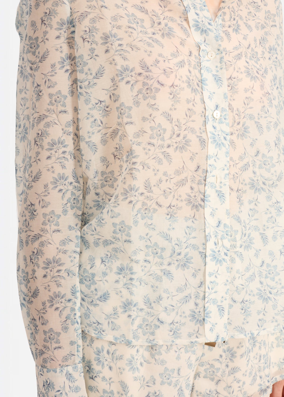 Rafella Silk Cotton Top Coastal Paisley – CAMI NYC